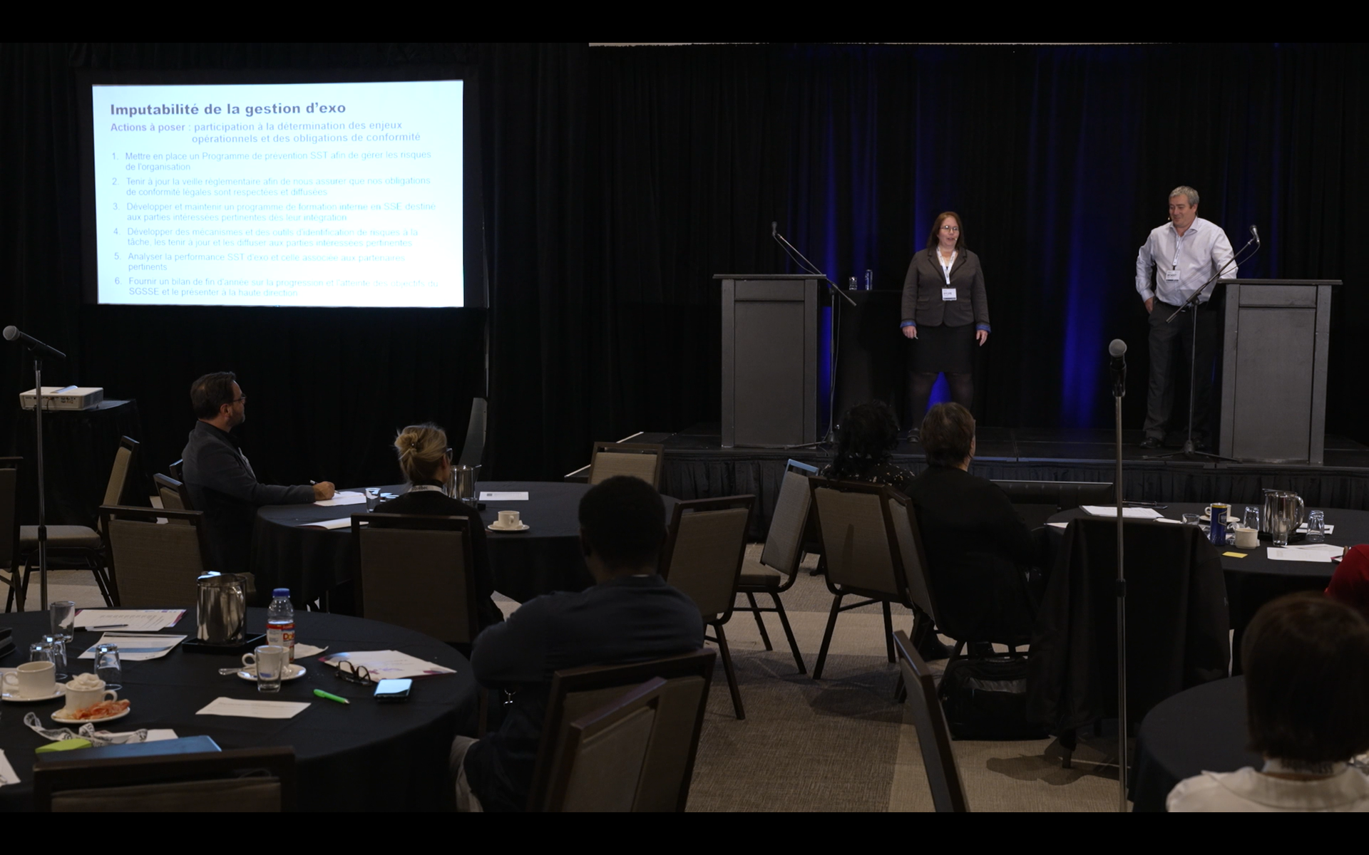 Organisateur de conférences sur la santé et sécurité du travail au Québec.